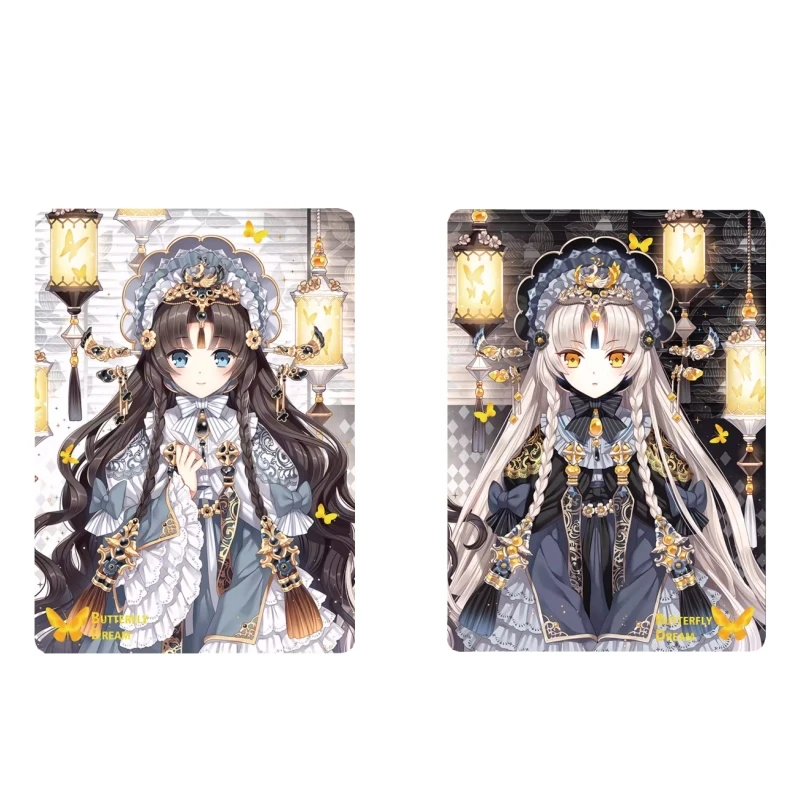 2pcs-set-Dream-of-Butterfly-DIY-Gilded-Refractive-Power-Flash-Card ...