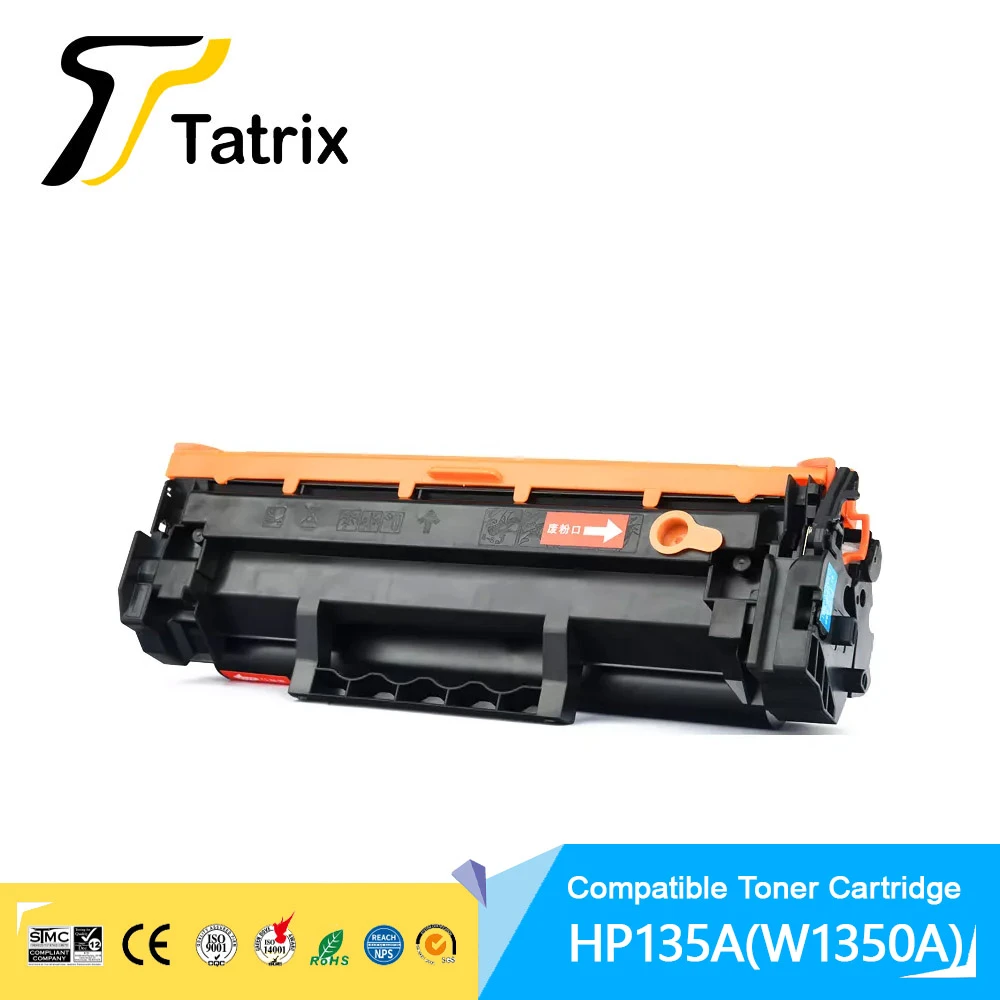 Tatrix W1350A HP 135A Compatible Laser Black Toner Cartridge for HP ...
