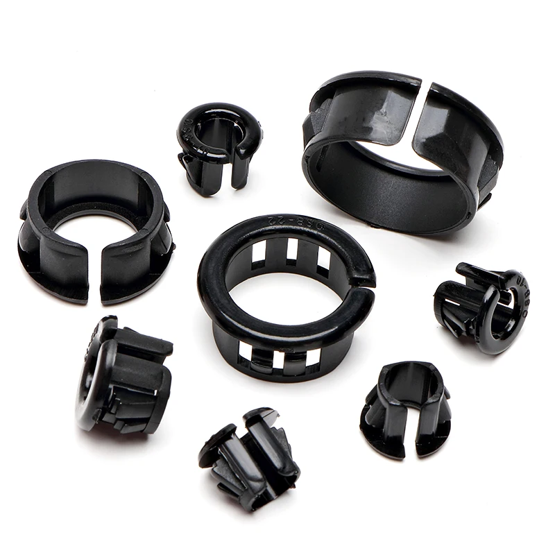 Wire-Sheath-Plastic-Protective-Coil-Buckle-Type-Plastic-Hole-Plug-Cover ...