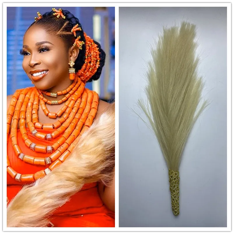 African-Custom-Wedding-Horsetail-Handmade-Bride-Horsetail-Art-Craft ...