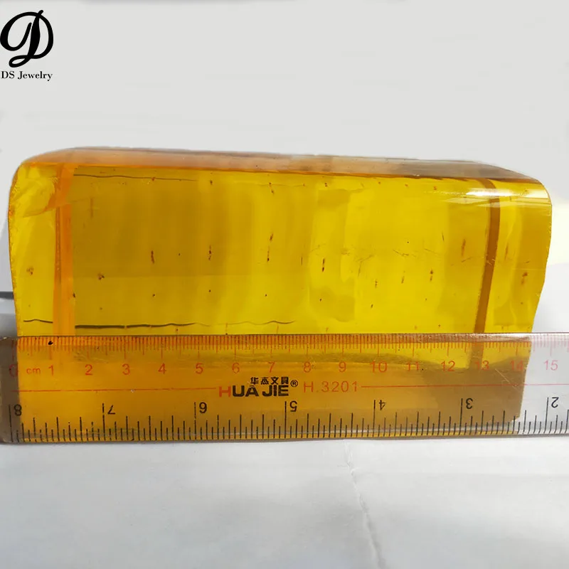 2kg-Synthetic-Glass-Rough-Material-Light-Yellow-KY13-Uncut-Stone-For ...