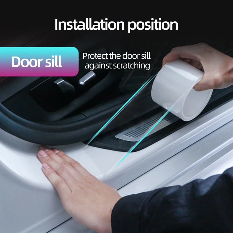 Car-Sticker-Protector-Strip-Transparent-Body-Nano-Film-Car-Door-Edge ...