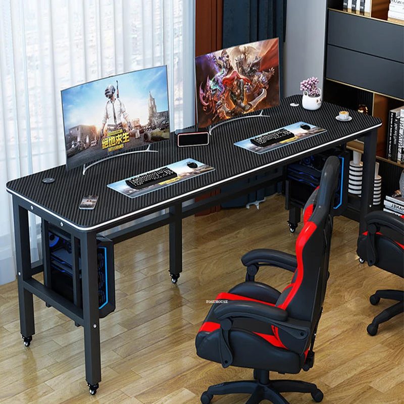 Modern-Manmade-Board-Desktop-Gaming-Desk-Bedroom-Double-Esports-Gaming ...