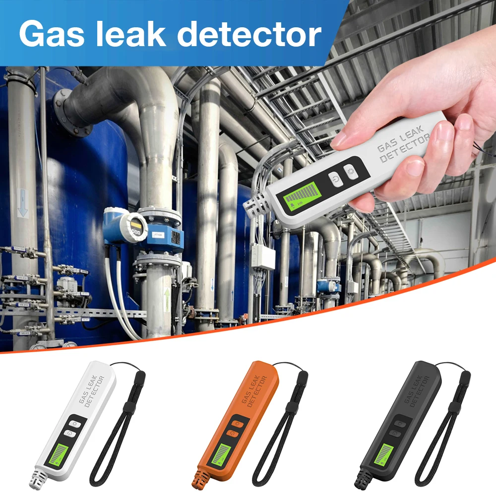 2025 Newest 50-1000 ppm High-precision Combustible Gas Leak Detector CO CH4 C2H6 C3H8 C2H4 C3H6 ...