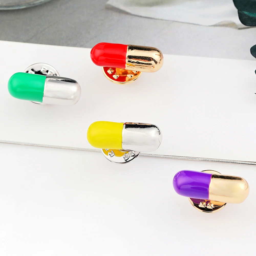 Pills-Pharmacy-Medicine-Pin-Badge-Lapel-Backpack-Brooch-Jewelry-Gift ...