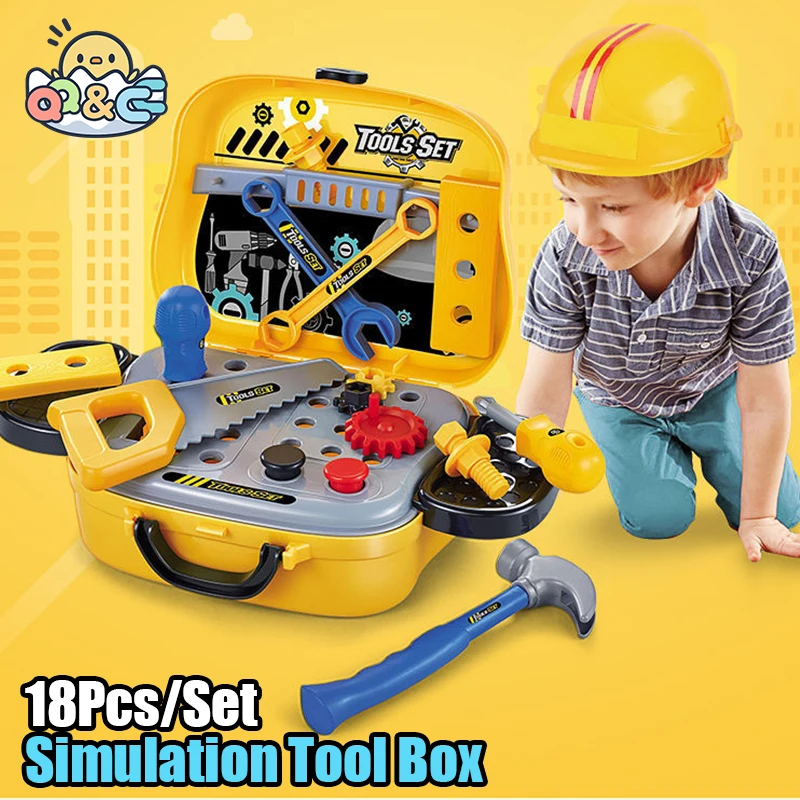 Kids-Toolbox-Kit-Educational-Toys-Simulation-Repair-Tools-Toys-Drill ...