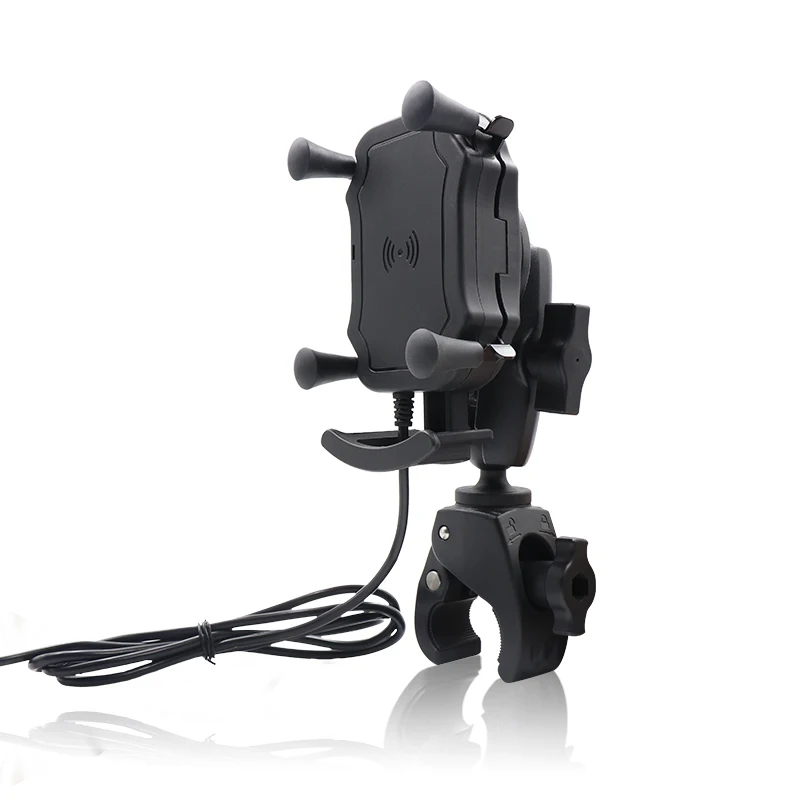 Motorcycle-Wireless-15W-Qi-USB-Quick-Charger-3-0-Phone-Holder-2-in-1 ...