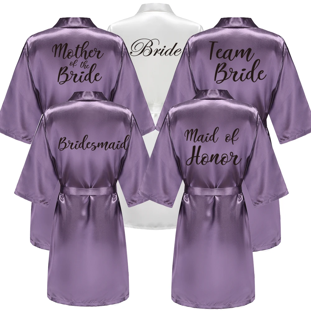 Team-Bride-Kimono-Satin-Women-Bathrobe-Wedding-Sister-Mother-of-the ...