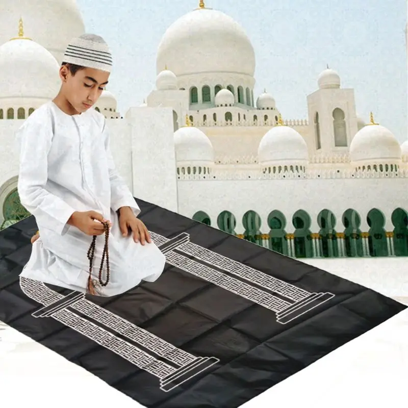Portable-Prayer-Rug-Kneeling-Poly-Mat-for-Muslim-Islam-Waterproof ...