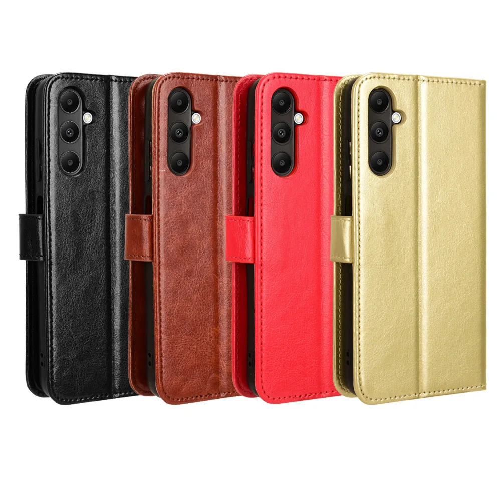 For-Samsung-Galaxy-M14-4G-Luxury-Leather-Flip-Wallet-Phone-Case-SM ...