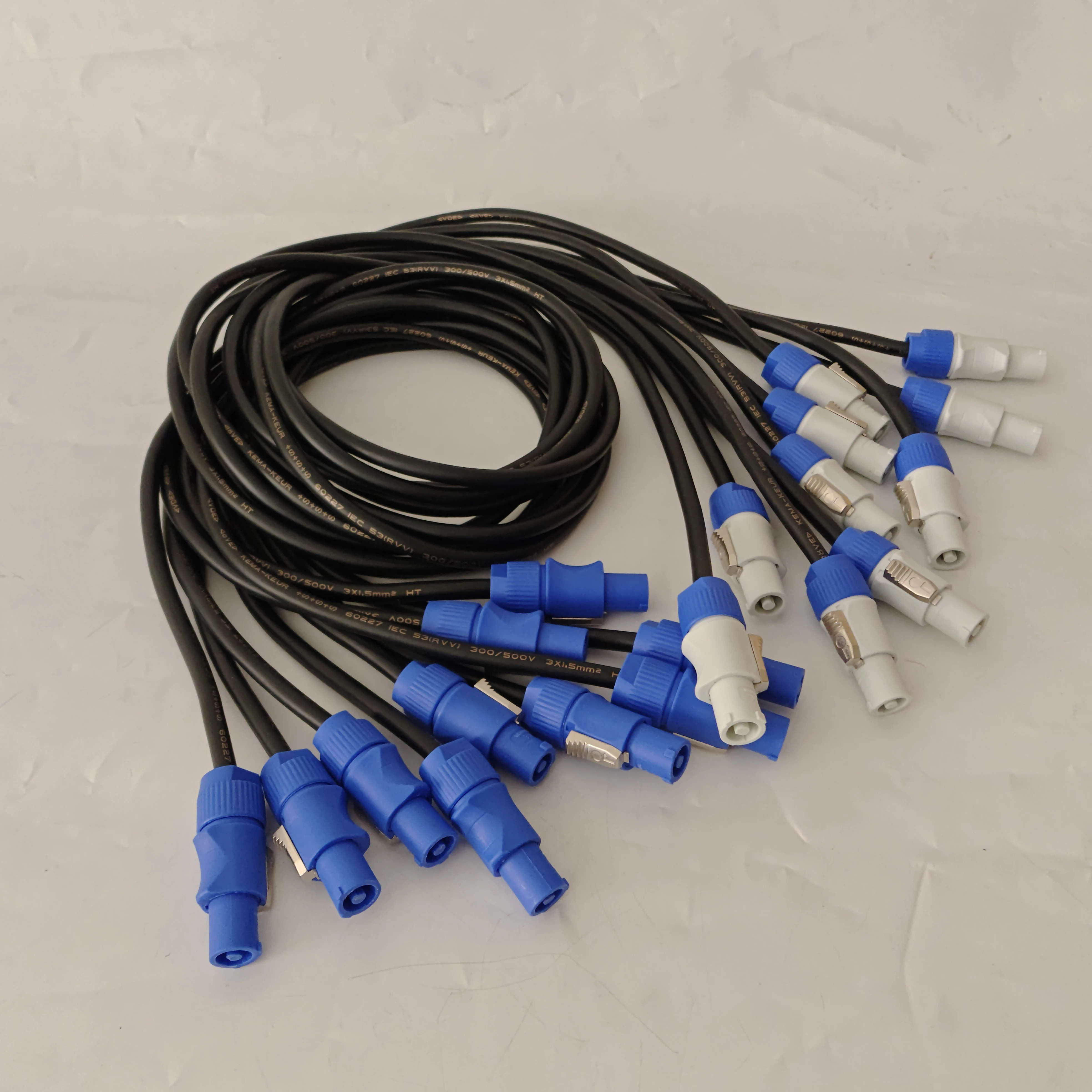 3X2.5mm² 2.5SQ PowerCon Power Cable Beam Moving Head Light hand in hand ...