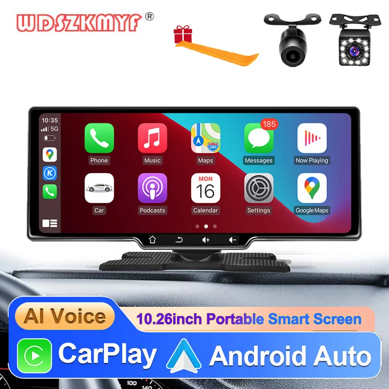 10-26inch-Universal-Car-Monitor-Wireless-CarPlay-Android-Auto-Car-Radio ...