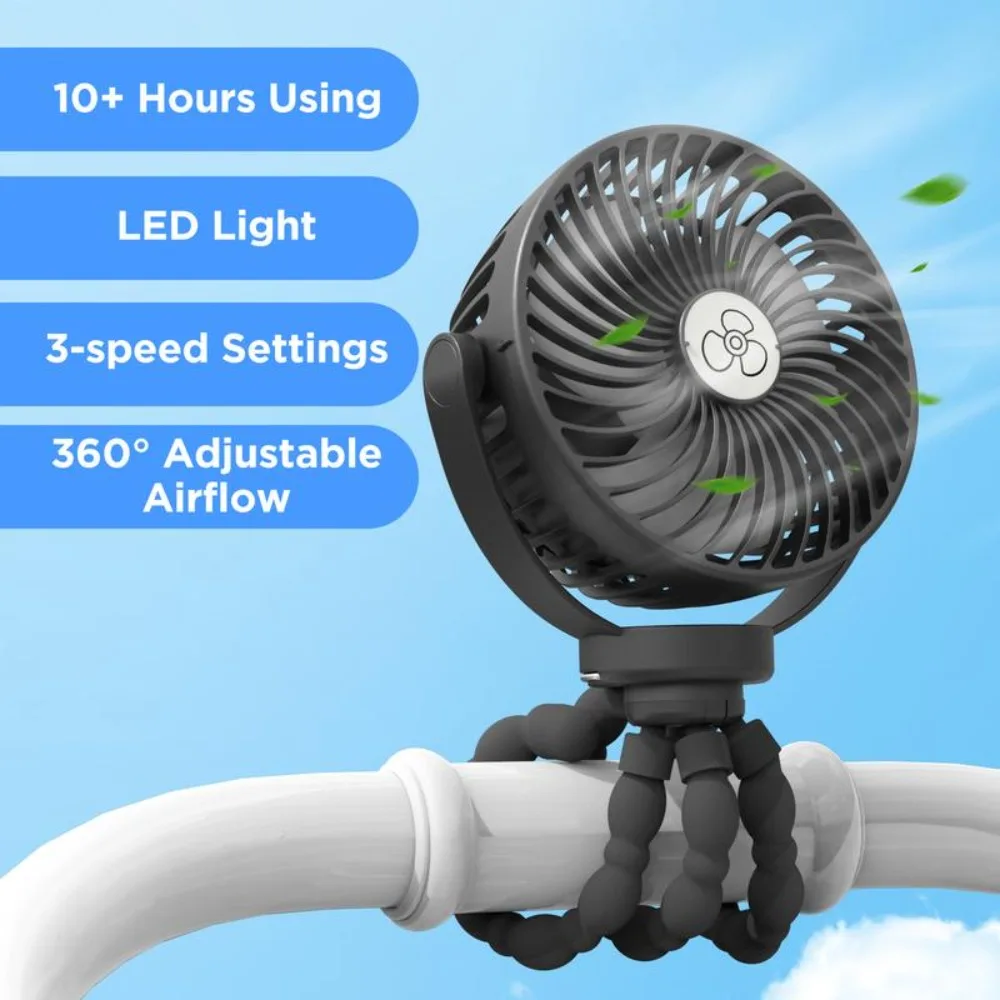 Portable-Fan-Battery-Powered-Rechargable-Personal-Fan-with-LED-Light-3 ...