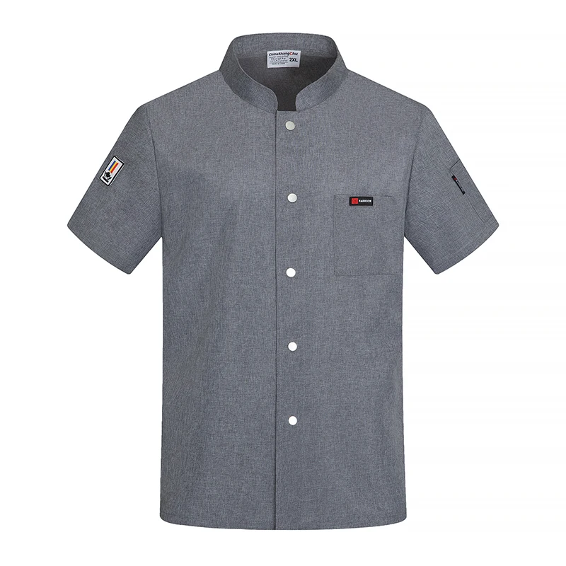 Kitchen-Workwear-Light-Cooking-Uniform-Soft-Chef-Jacket-Restaurant ...