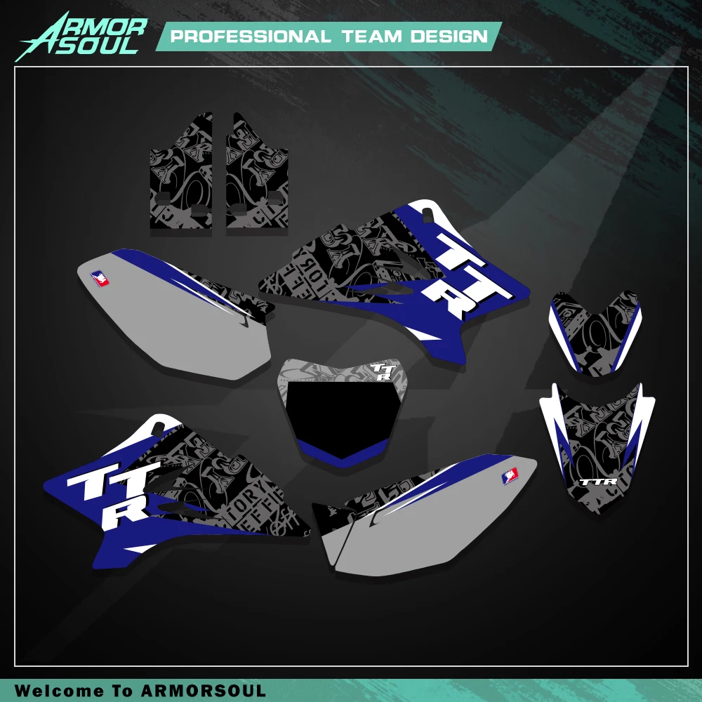 Armorsoul-Team-Style-Graphics-Background-DECALS-STICKERS-for-Yamaha ...