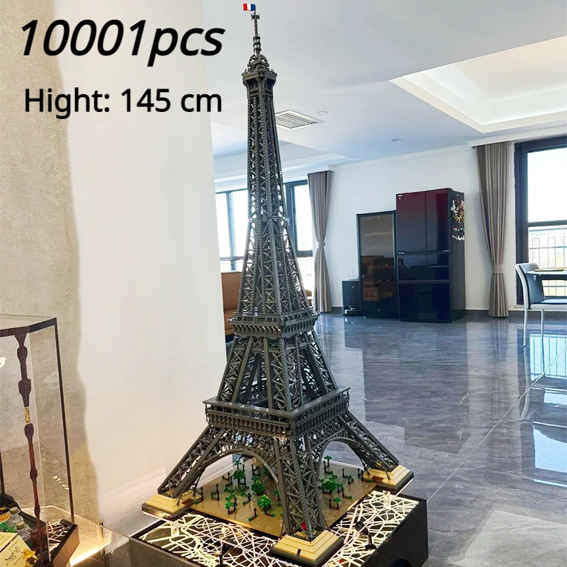 10001pcs-MOC-FR-Set-10307-Eiffel-Tower-Paris-Architecture-Tallest-Model ...