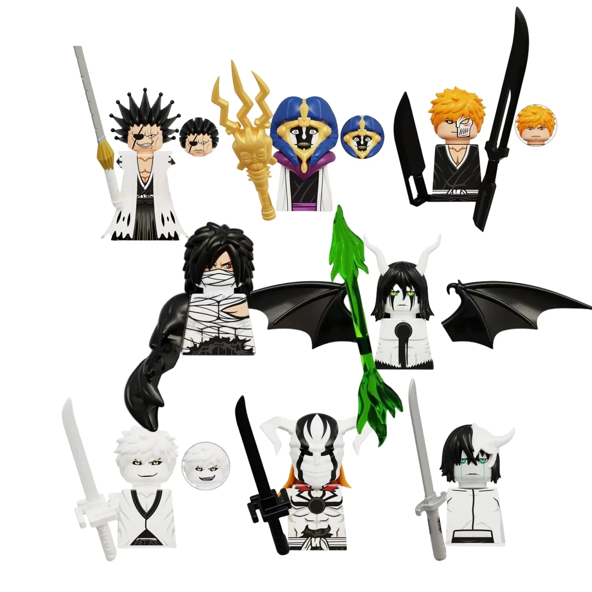 Anime-Bleach-Cartoon-Building-Blocks-Mini-Action-Figures-Movable ...