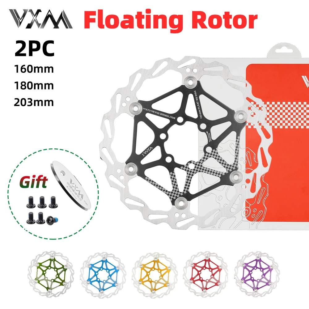 2PC-VXM-Bicycle-Brake-Rotors-160mm-180mm-203mm-MTB-Disc-Brakes-Rotor ...