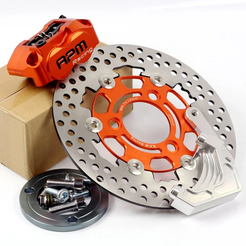 Motorcycle Brake Caliper + Disc + Bracket Kit For RPM Adelin Frando ...