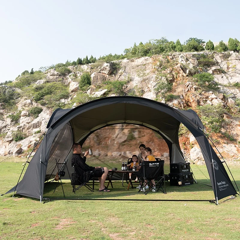 Camping-Dome-Tendas-com-Big-Canopy-toldo-de-praia-imperme-vel ...