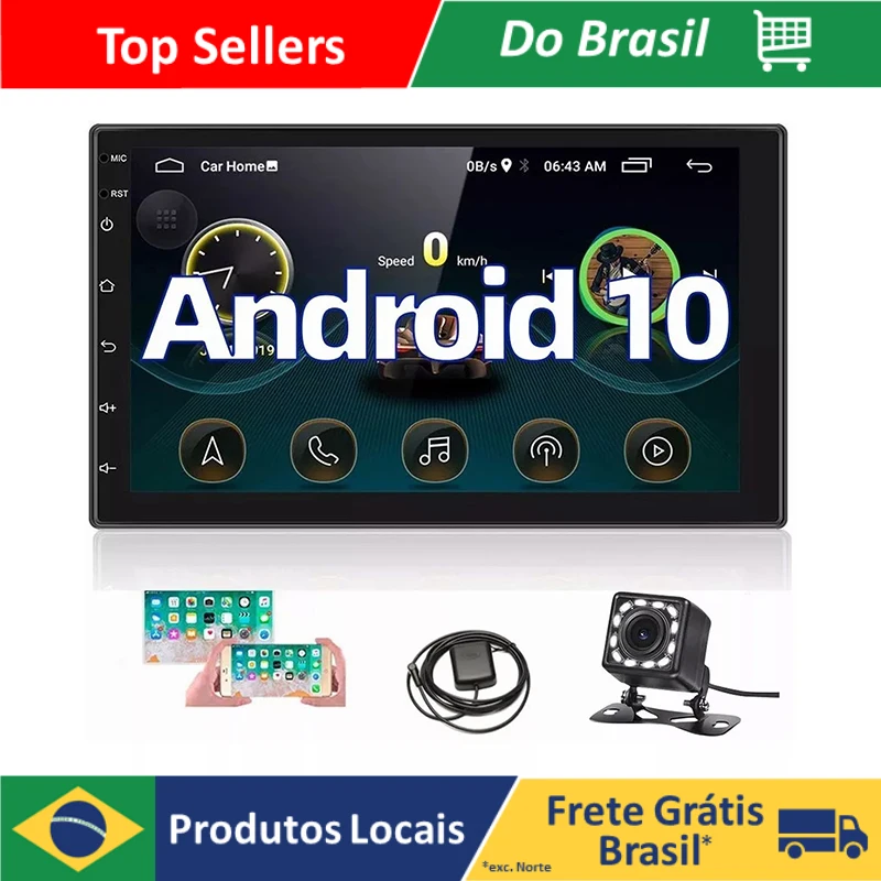 Digital-Media-Radio-Receiver-Car-Stereo-In-Dash-Head-Unit-Android-10 ...