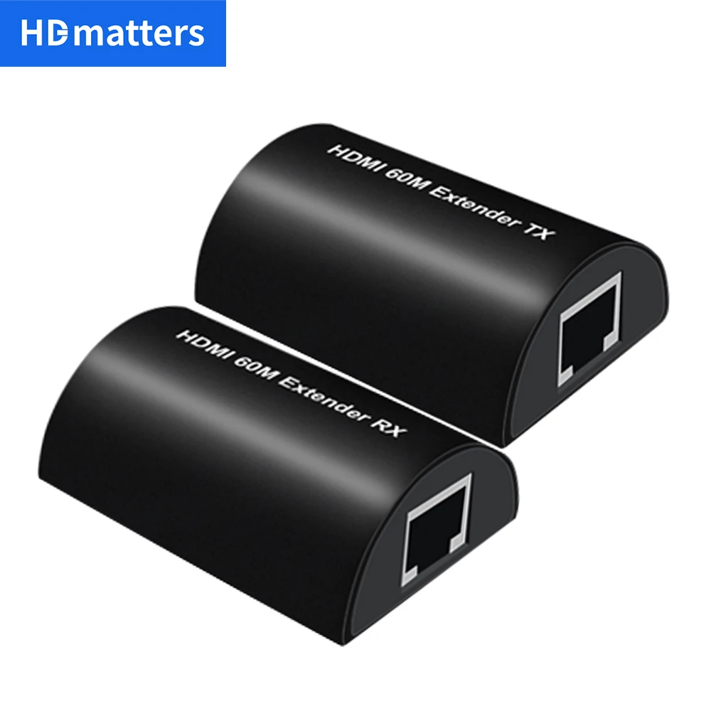 1080P-HDMI-Extender-over-Cat5E-6-Cable-HDMI-to-RJ45-converter-Extender ...