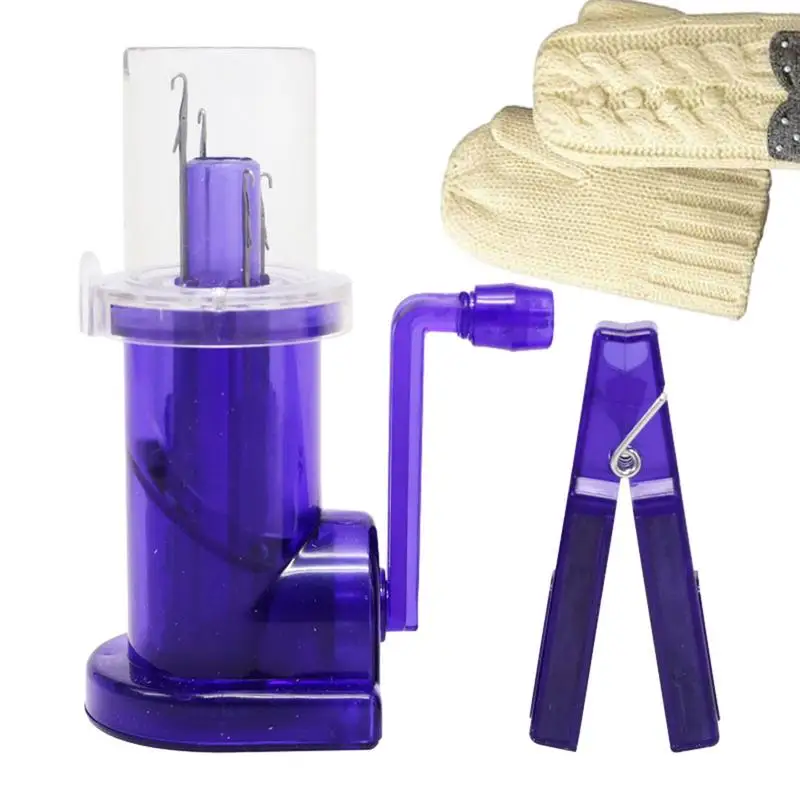 Easy-Weaver-Knitter-Household-Pink-Mini-Knitting-Machine-For-Home ...