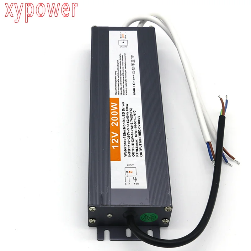 Wa Dc 12v 24v Ip68 67 Waterproof Switching Power Supply 400w 350w 300w 250w 200w 33a 30a 20a 18a ...