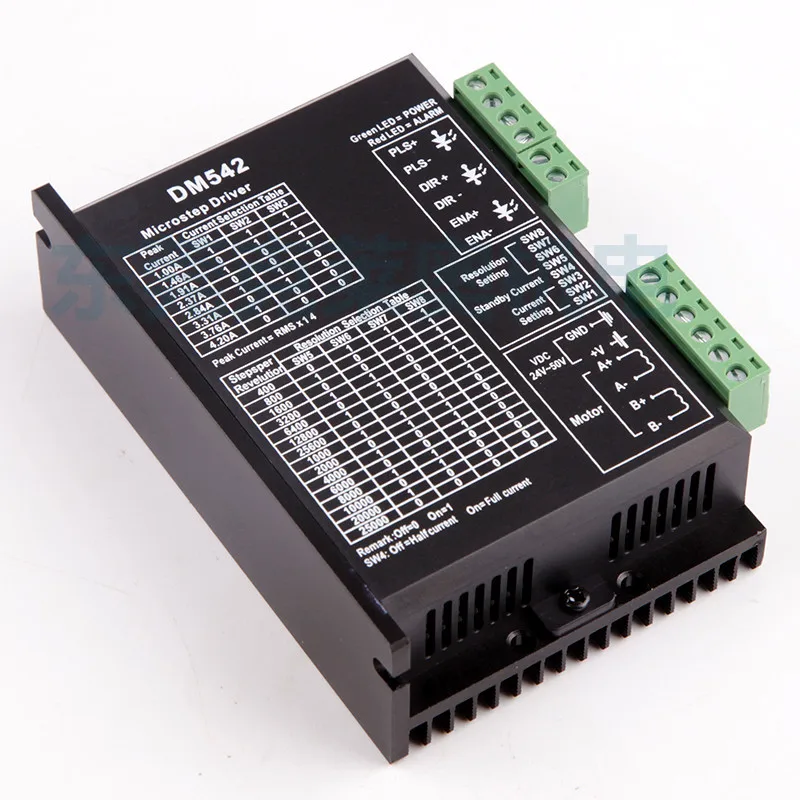 Stepper Motor Driver Dm542 Controller 128 Subdivision Two Phase Stepper ...