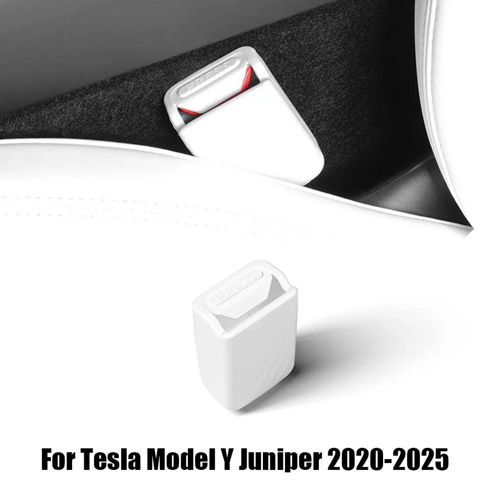 For Tesla Y 2020-2025 Front Seat Belt Silicone Protector Full Cover for ...