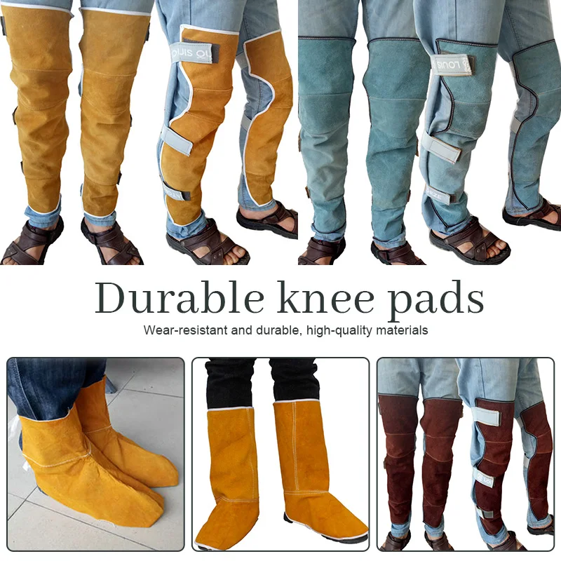 Cowhide Leather Welder Foot Cover | Cowhide Leather Shoes Feet Cover ...