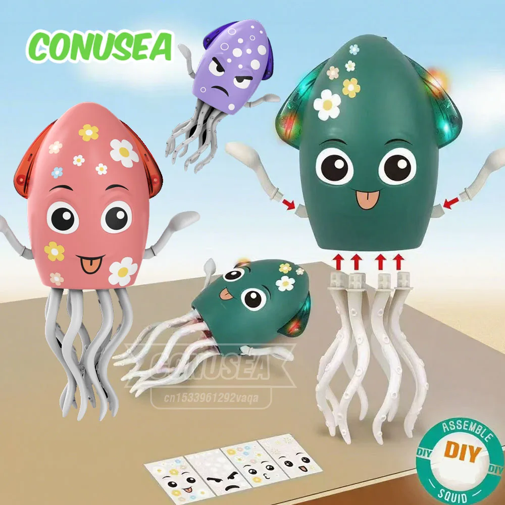 Dancing Squid Toy fish Dancer Electronic Luminous Fidget Toys for ...