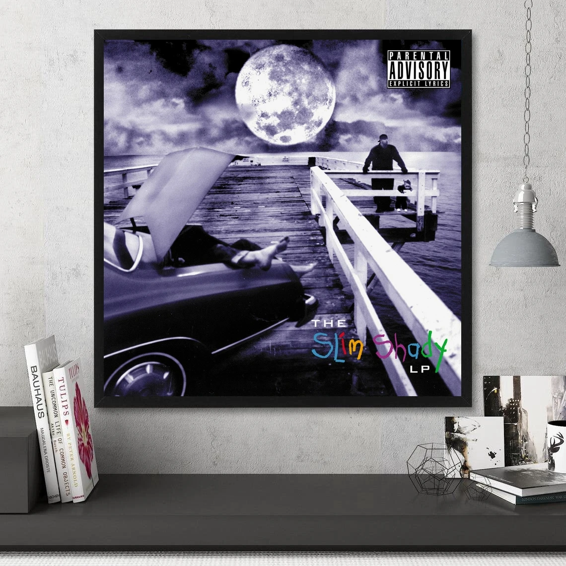 Eminem Slim Shady Album Covers Eminem Album Cover Unmoving Poster 7043