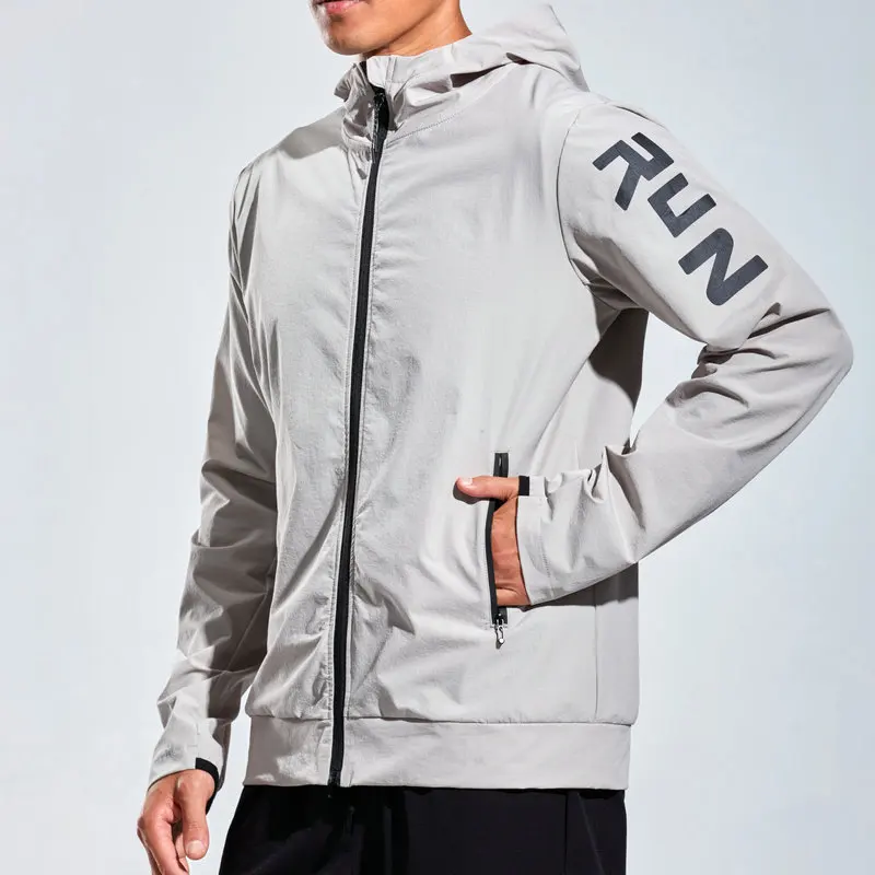 Men's Jackets Hoodie Outwear Workout Sports Jacket Fitness Running ...