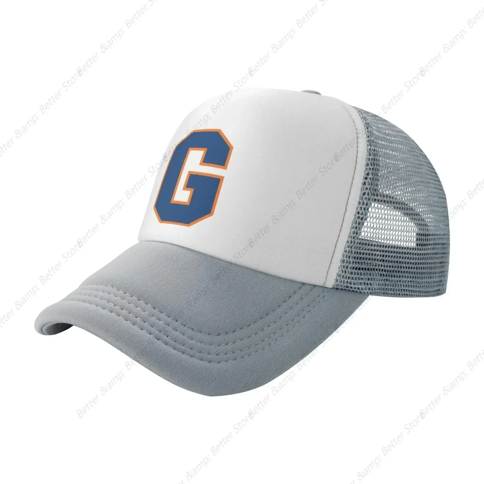 G Letter Design Breathable Mesh Hat with Team Logo Fashion Trucker Hats ...