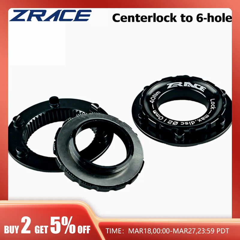 ZRACE-Centerlock-to-6-hole-Adapter-Center-Lock-Conversion-6-Hole-Brake ...