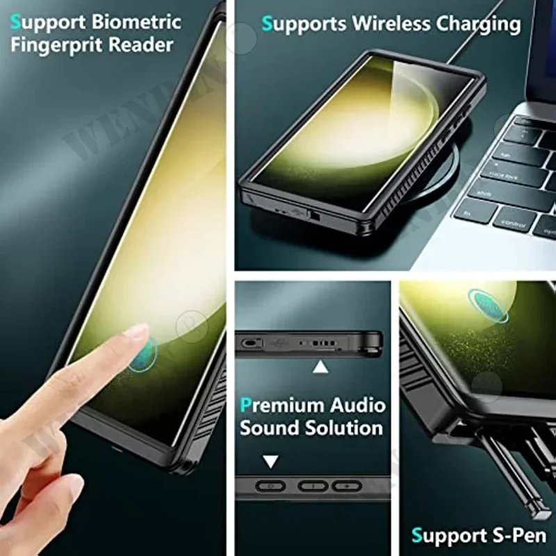 Ultimate IP68 Waterproof Heavy Duty Shockproof Case - Full Protection ...