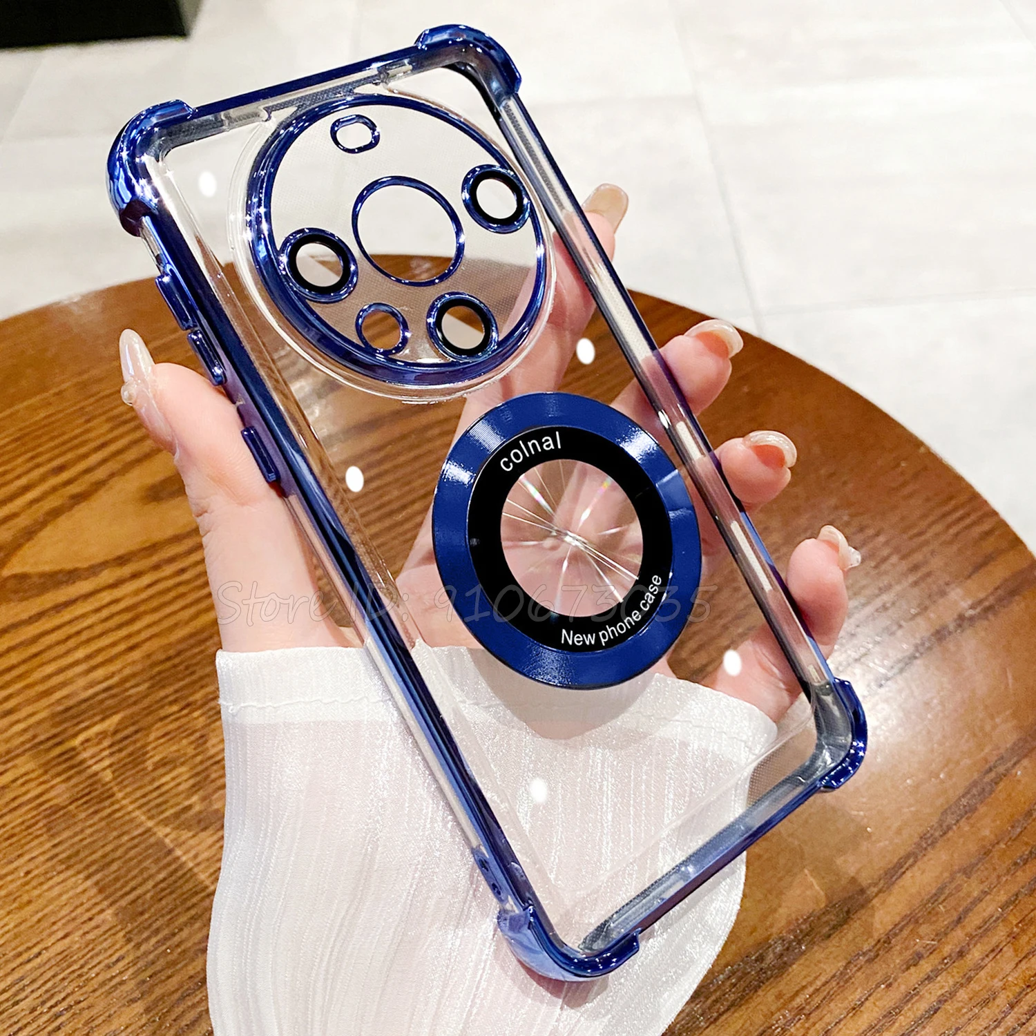 For-Honor-Magic-6-Pro-Transparent-Plating-Magnetic-Wireless-Charging ...