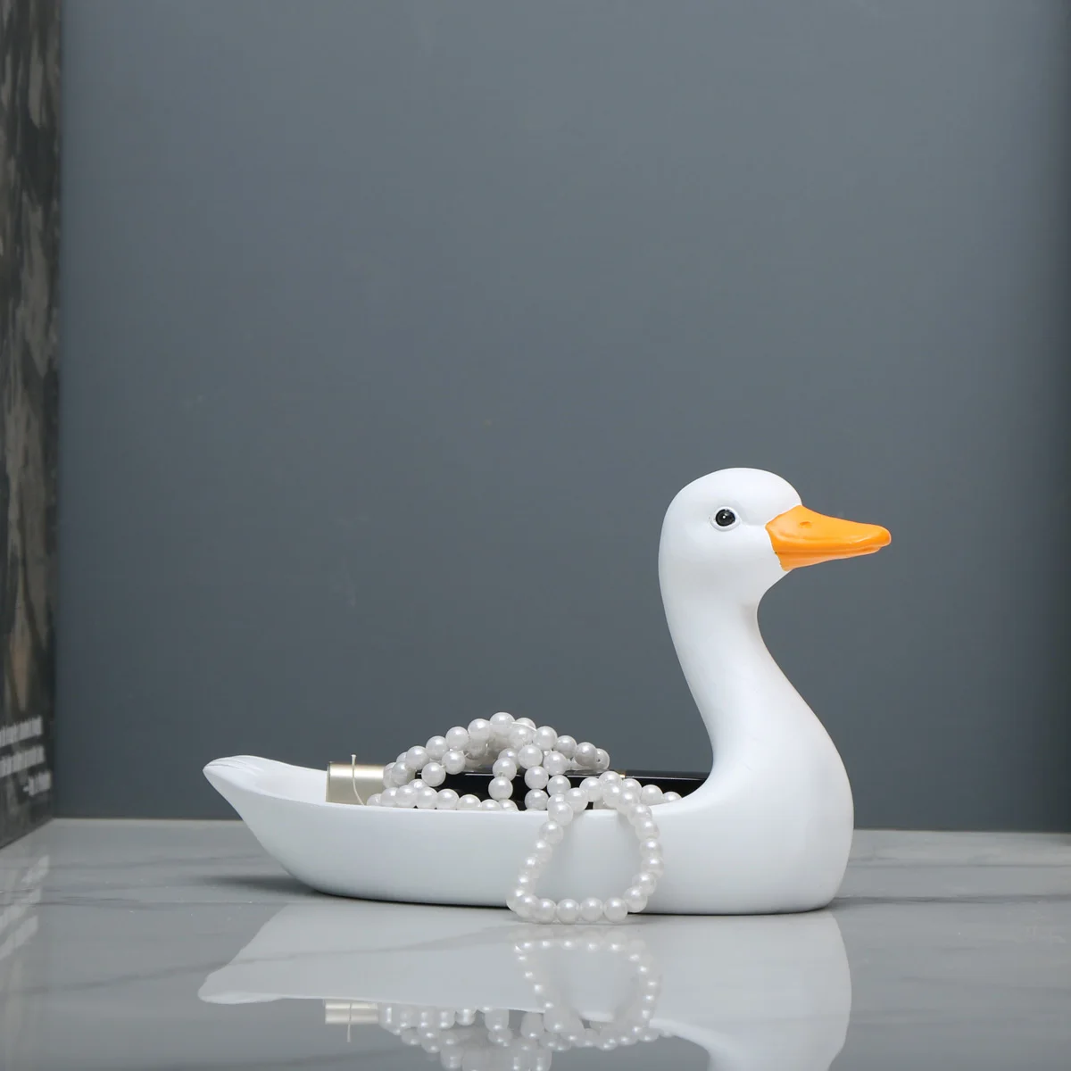 1PC-creative-cute-duck-tray-entrance-living-room-small-storage-key ...