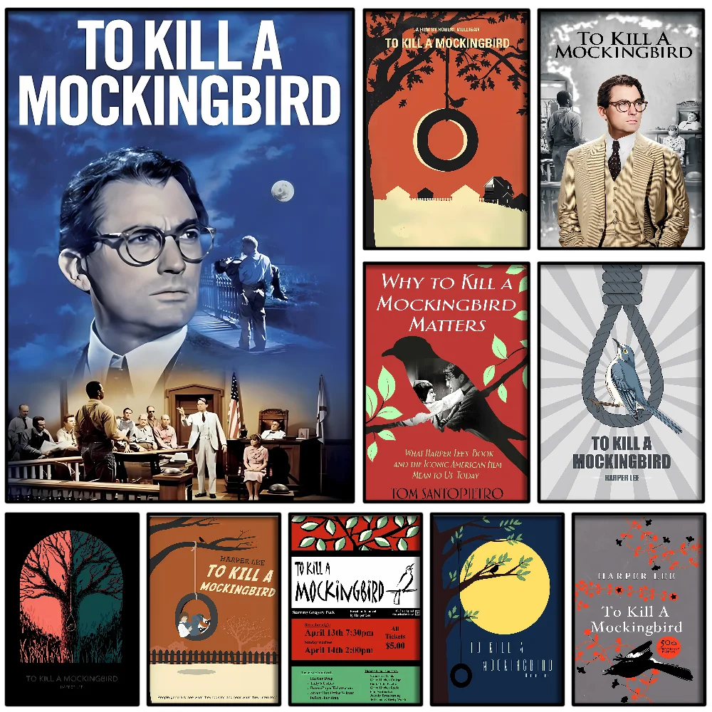 Film To Kill A Mockingbird Poster Self-adhesive Art Waterproof Paper ...