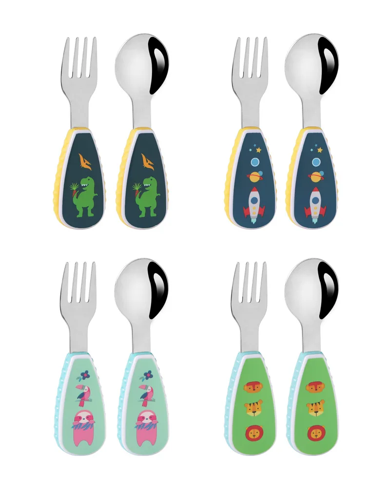 Cartoon Spoon & Fork Set - Bundles of Joy Essentials