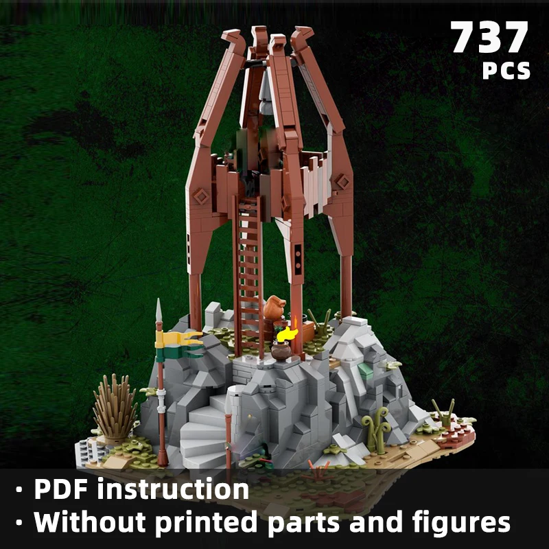 medieval-wooden-watchtower-bricks-modular-lookout-tower-archer-blocks ...