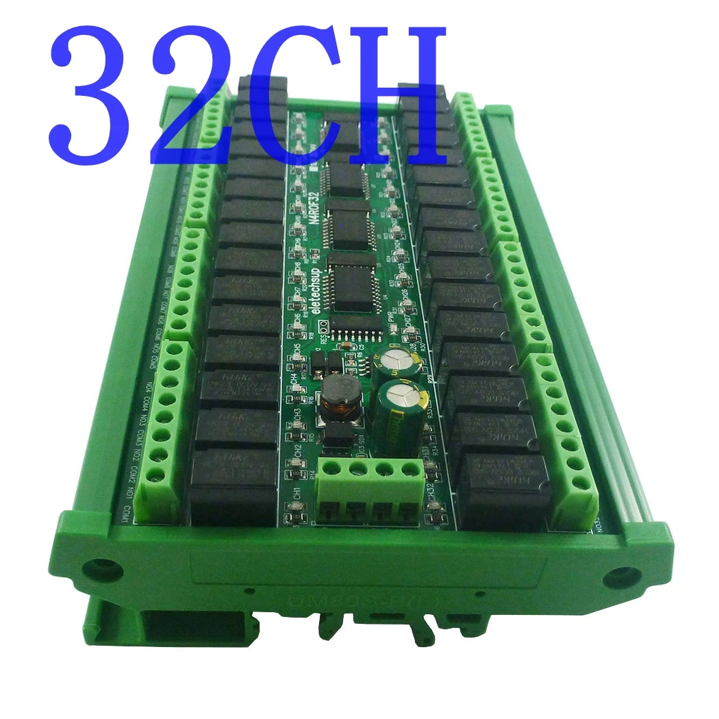 32CH-DC-12V-24V-2A-Modbus-RTU-Mini-RS485-Relay-Board-0-2W-Low-Power ...