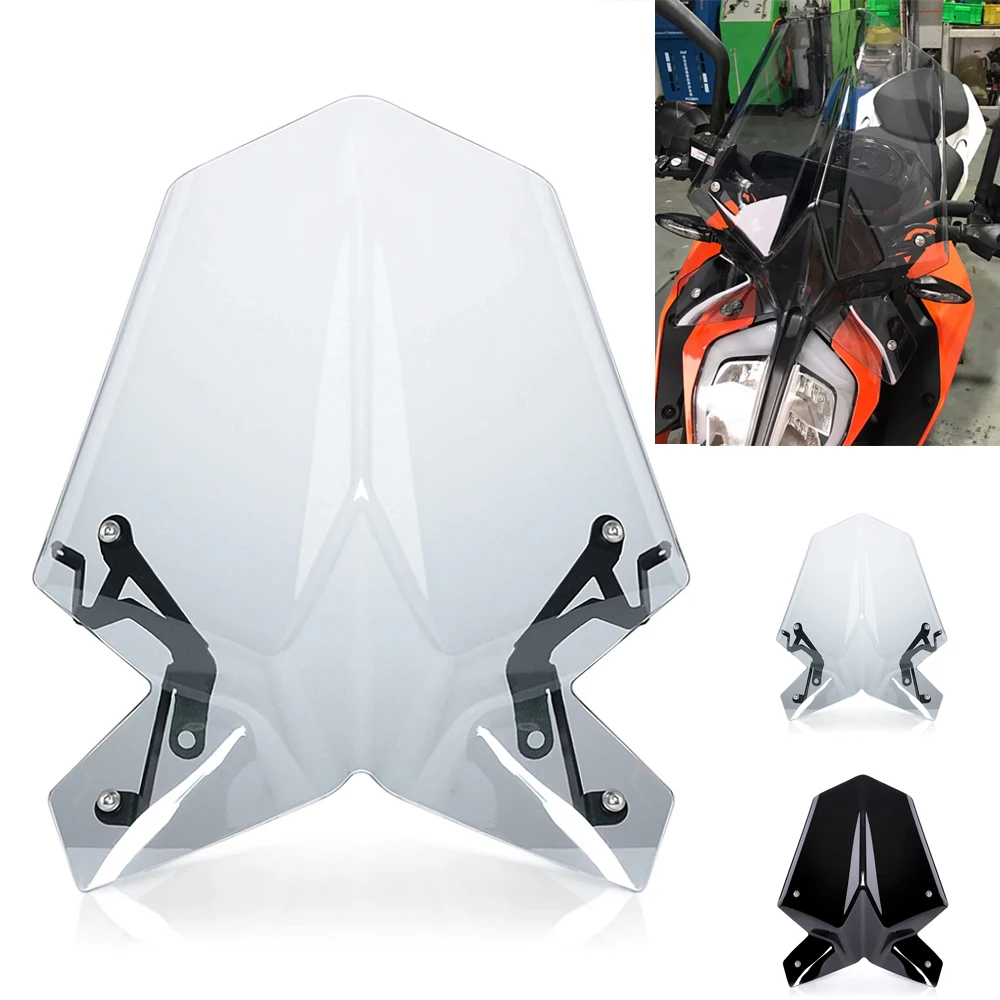 Windscreen-For-KTM-Duke-390-125-2017-2023-2018-2019-2020-2021-2022 ...