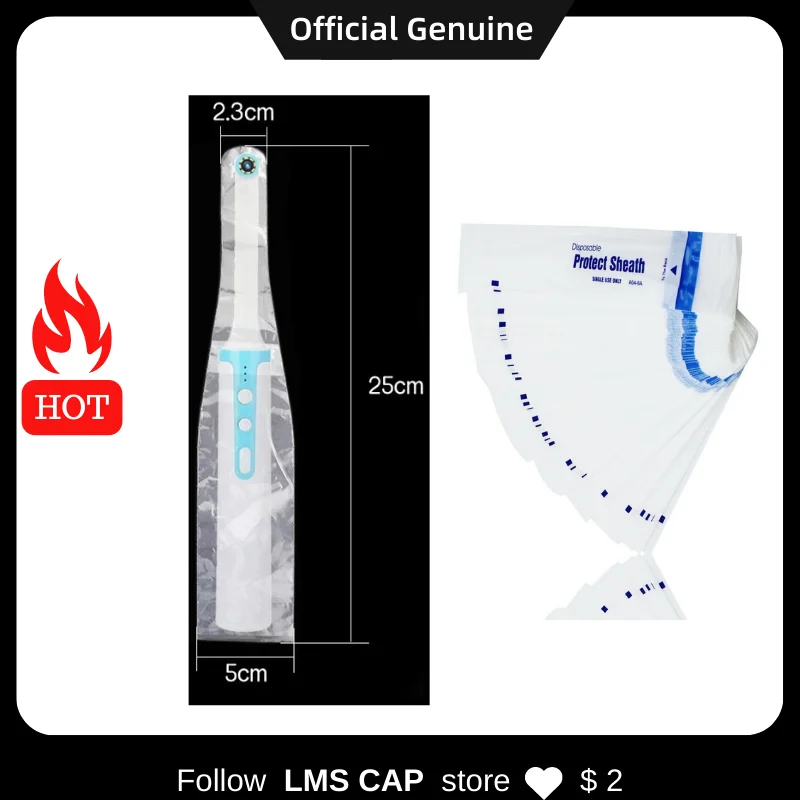 100PCS-Dental-Oral-Intraoral-Camera-Sleeve-Sheath-Disposable-Sterile ...