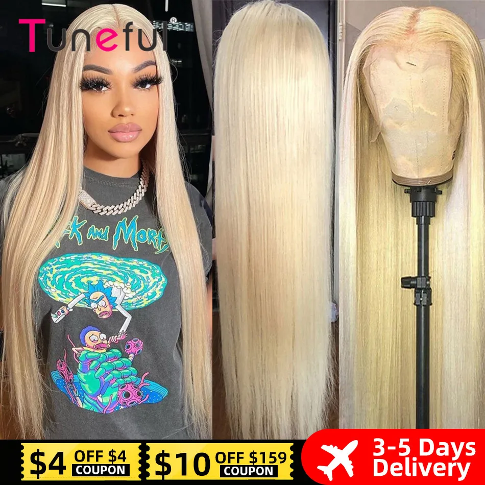 13x6-HD-Transparent-613-Blonde-Lace-Frontal-Human-Hair-Wigs-613-Bob-Wig ...