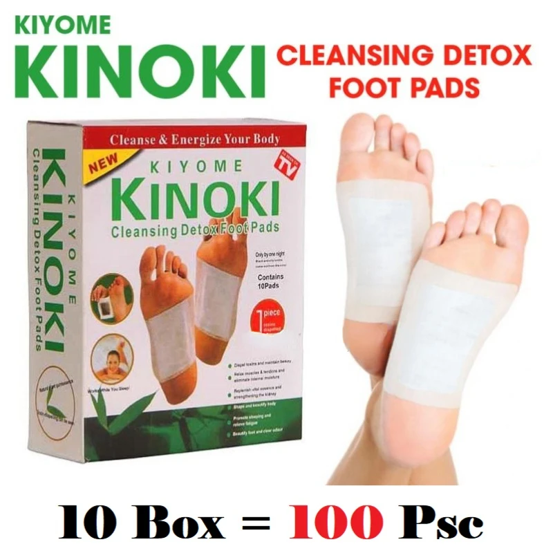 Korea Kinoki Cleansing Detox Leg Healthy Herbal Pads Ubat Feet Care ...