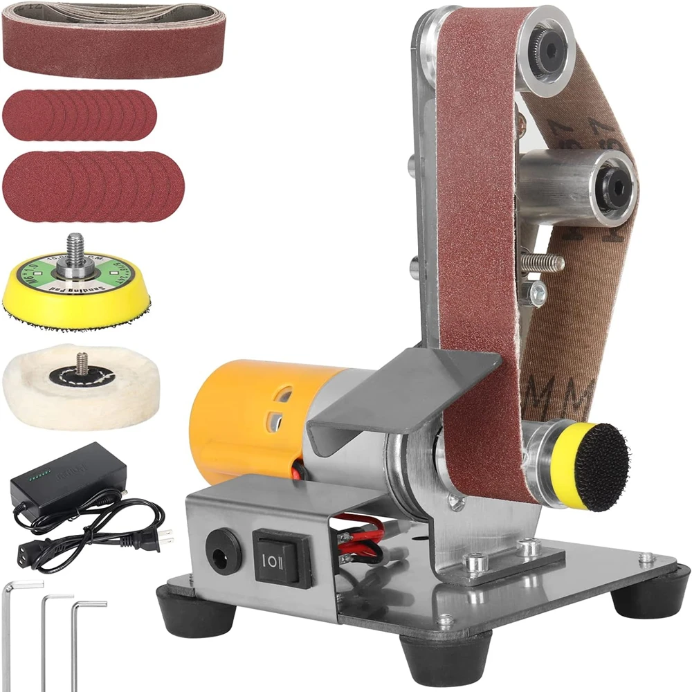 7-Speed-mini-Electric-Belt-Sander-Polishing-Grinding-Sharpener ...