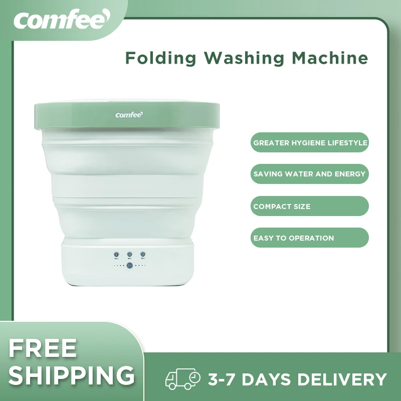 Comfee Mini Portable Washing Machine, Up To Kg, Travel Washing Machine ...