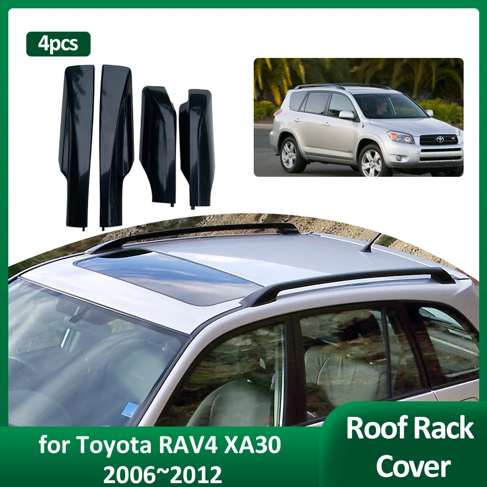 Car-Roof-Rack-Cover-for-Toyota-RAV4-XA30-2006-2012-2007-Racks-Bar-Cap ...